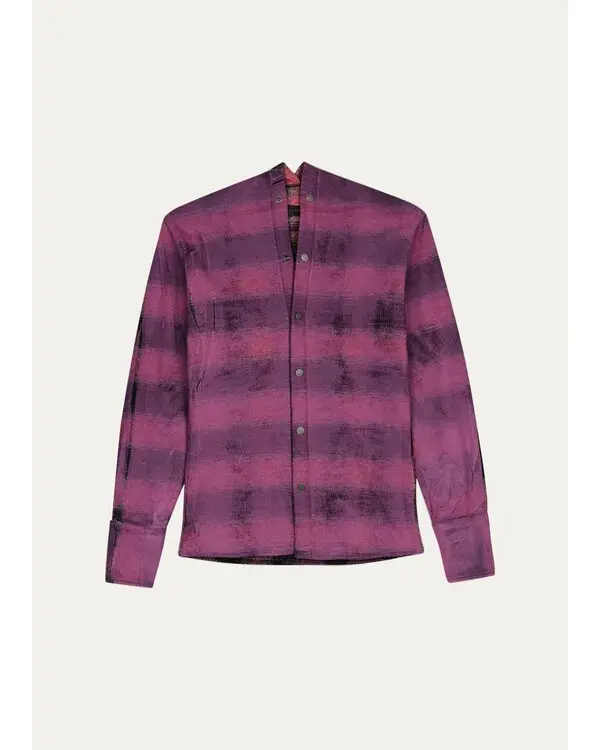 HAIKURE Shona Check-print Cotton Shirt - Pink