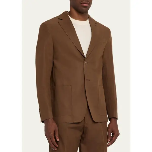 Officine Générale Michel Relaxed Single-breasted Jacket