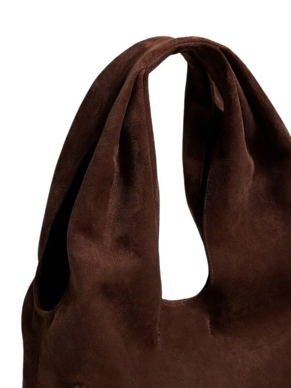 MAISON MARGIELA Box Bag Suede Leather Shoulder Bag - Brown