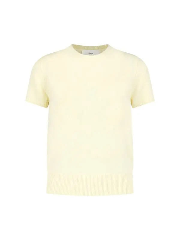 DUNST Short Sleeve Knit Sweater