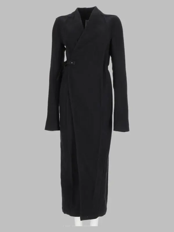 Rick Owens Italian Wool Trench Coat