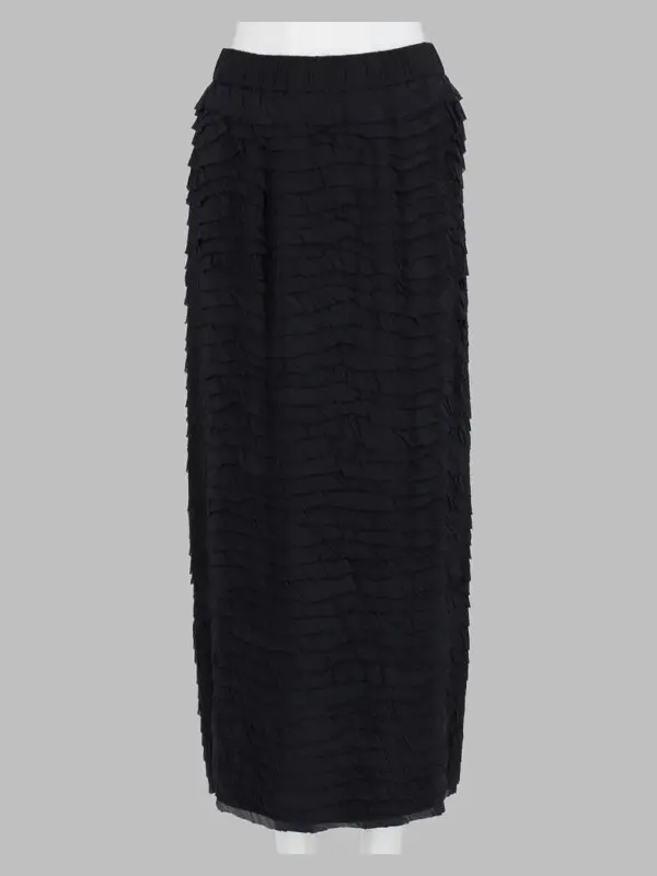ALYSI Notte 100% Viscose Mini Skirt - Blue