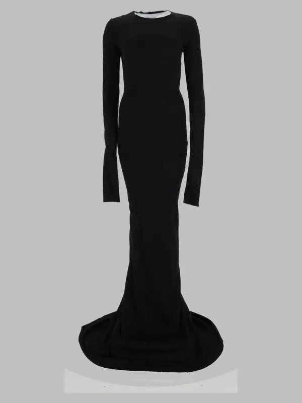 Rick Owens Inspired Slip Dress - Black