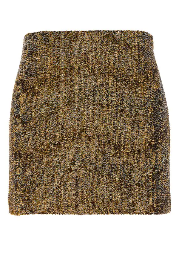 Missoni Embellished Mini Skirt - Gold