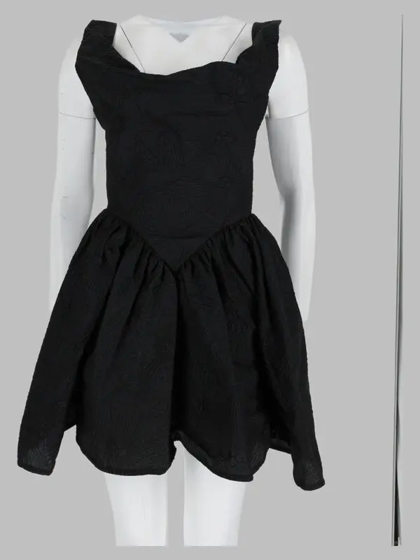 VIVIENNE WESTWOOD Corset-style Mini Dress With Statement Tailoring - Black