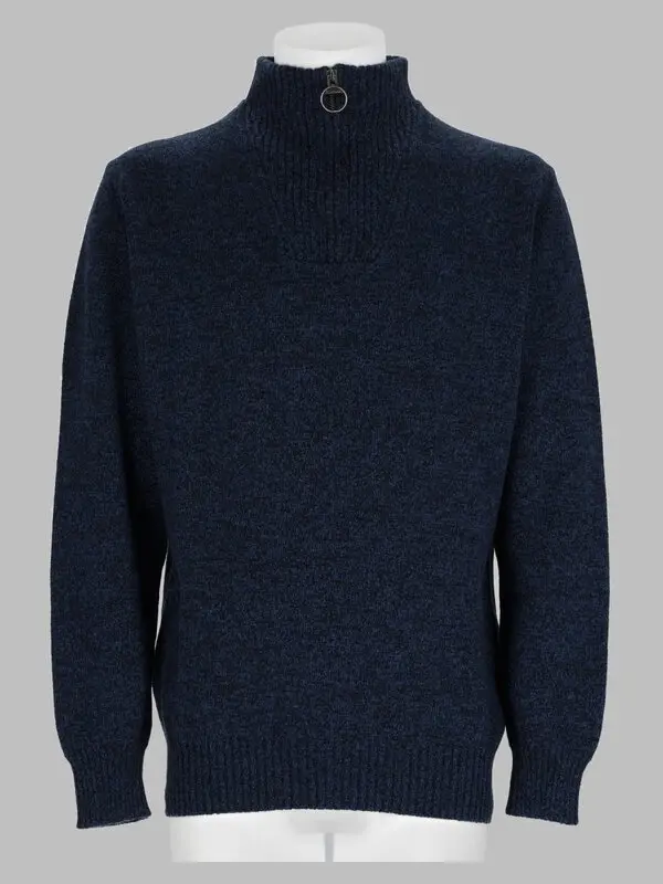 Barbour Wool Sweatshirt - Blue