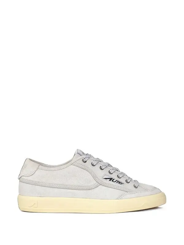 AUTRY Mini Suede Sneakers With Cotton Laces & Terry Lining