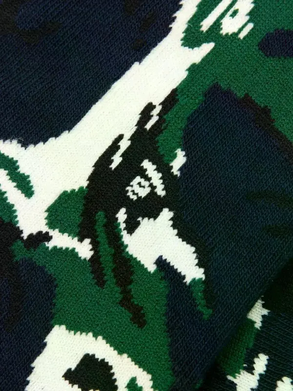AAPE BY *A BATHING APE Moonface Camo-print Socks