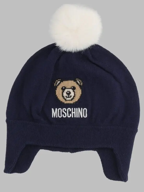 Moschino Mini Cotton-wool Beanie For Baby