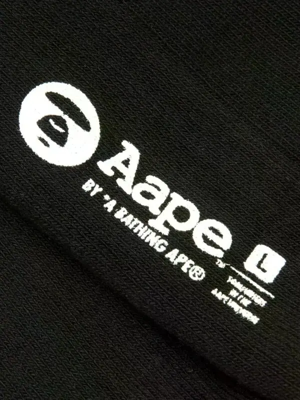 AAPE BY *A BATHING APE Moonface Logo Socks