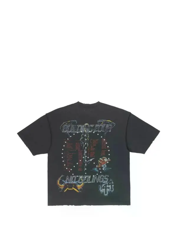 BLDG4 Precast Distressed Graphic-print T-shirt