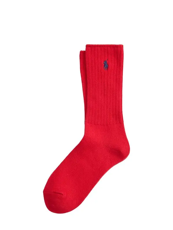 Ralph Lauren Ribbed Crew Socks