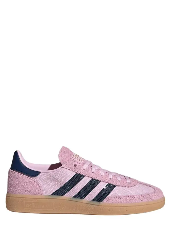 Adidas Suede Rhinestone Sneaker With Rubber Sole