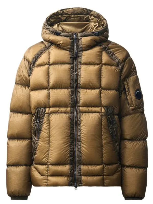 C.P. COMPANY Adjustable Hood Two-way Zip Shell Jacket With Nfc Lens