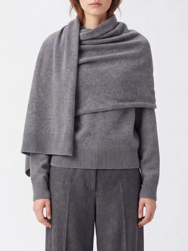 ARMARIUM Shawl Collar Jumper In A Wool And Cashmere Blend