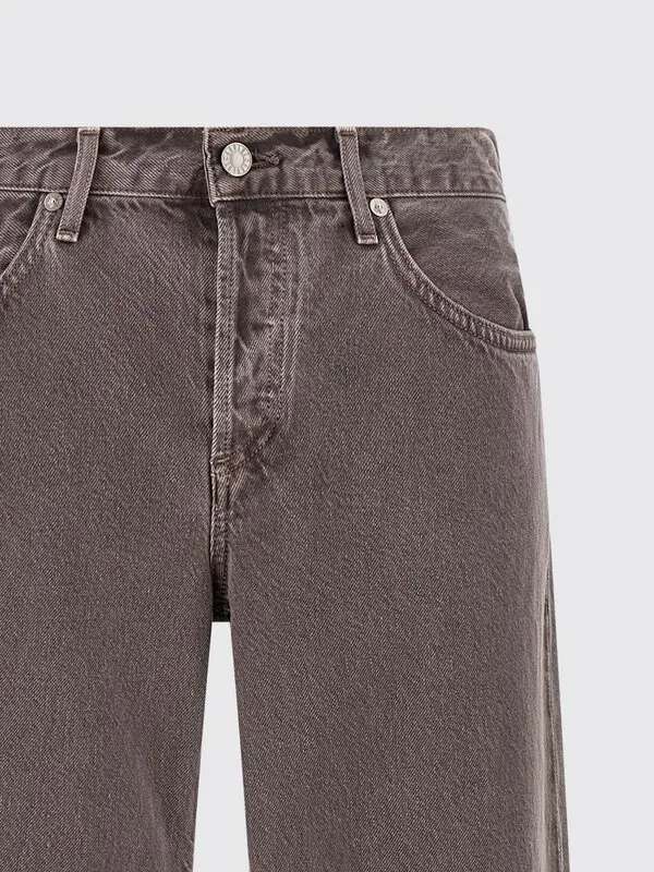 AGOLDE Wide-leg Jeans In Regenerative Cotton With Low-rise Waist