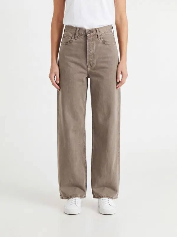 AGOLDE Ren Wide-leg High-waist Denim Jeans