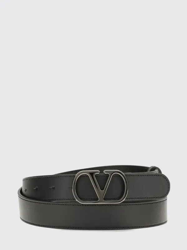Valentino Garavani Vlogo Signature Belt In Smooth Calfskin Leather