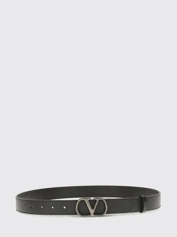 Valentino Garavani Vlogo Signature Belt In Smooth Calfskin Leather