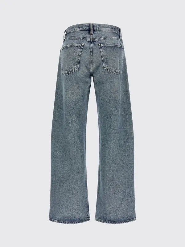 AGOLDE Arc Criss Cross Baggy Jeans With Mid-rise Asymmetric Closure