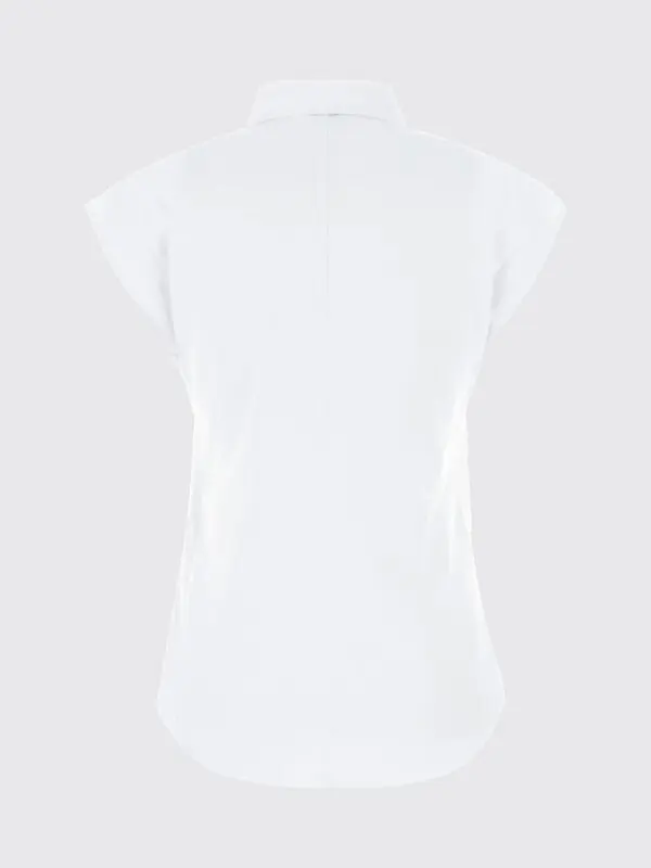 Calvin Klein Sleeveless Cotton Shirt With Tie-waist Belt