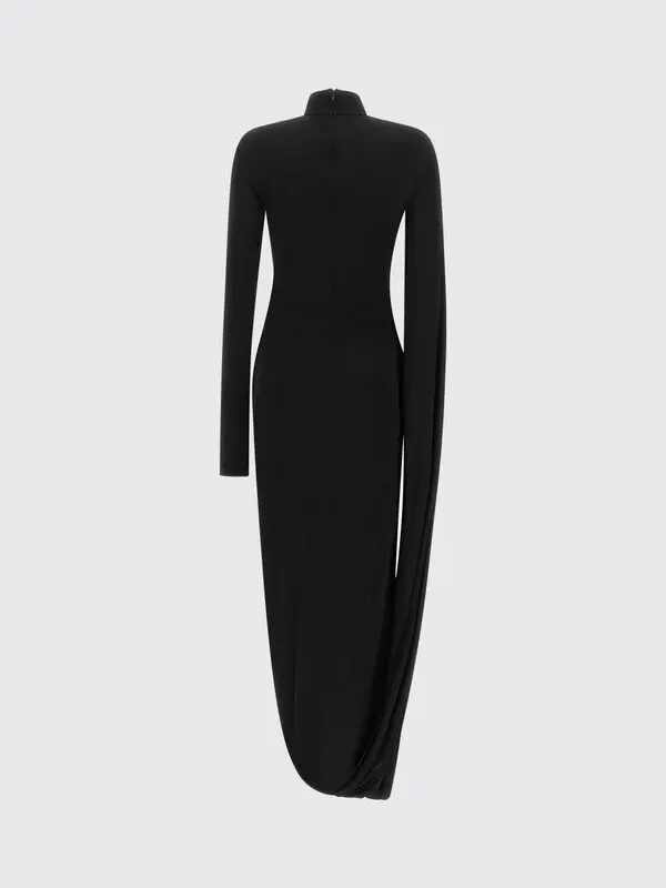 Giuseppe Di Morabito Asymmetric Jersey Midi Dress With High Neck And Slit