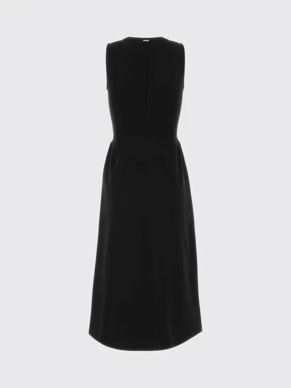 Calvin Klein A-line Jersey Midi Dress With Off-the-shoulder Design