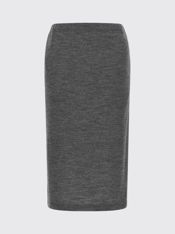 Junya Watanabe High-waisted Wool Knit Midi Pencil Skirt