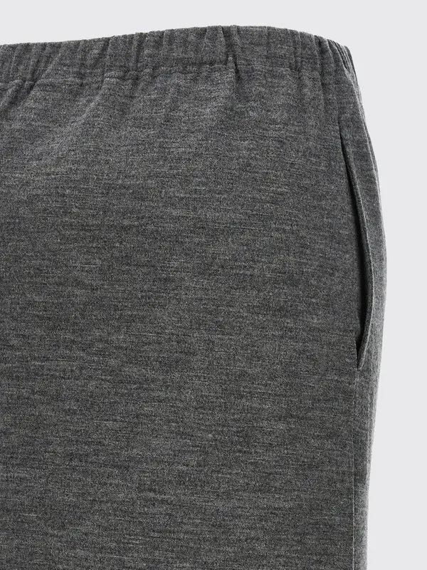 Junya Watanabe High-waisted Wool Knit Midi Pencil Skirt