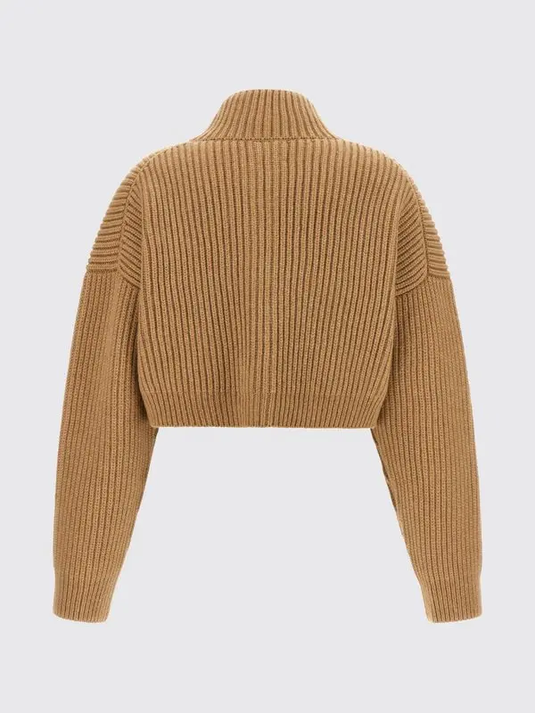 Khaite Cropped Turtleneck Cardigan In 100% Cashmere With Asymmetrical Hem