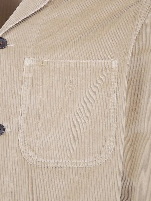 Polo Ralph Lauren Short Corduroy Cotton Overshirt