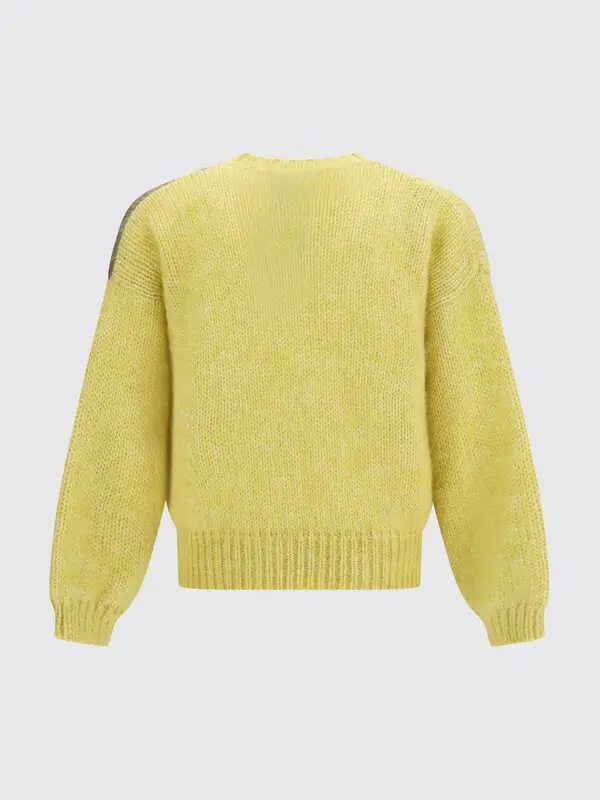 MAGLIANO Abstract Pattern Mohair Blend Jumper With Dropped Shoulders