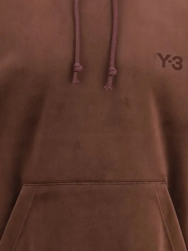 Y3 Relaxed Fit Recycled Jersey Hoodie With Kangaroo Pocket