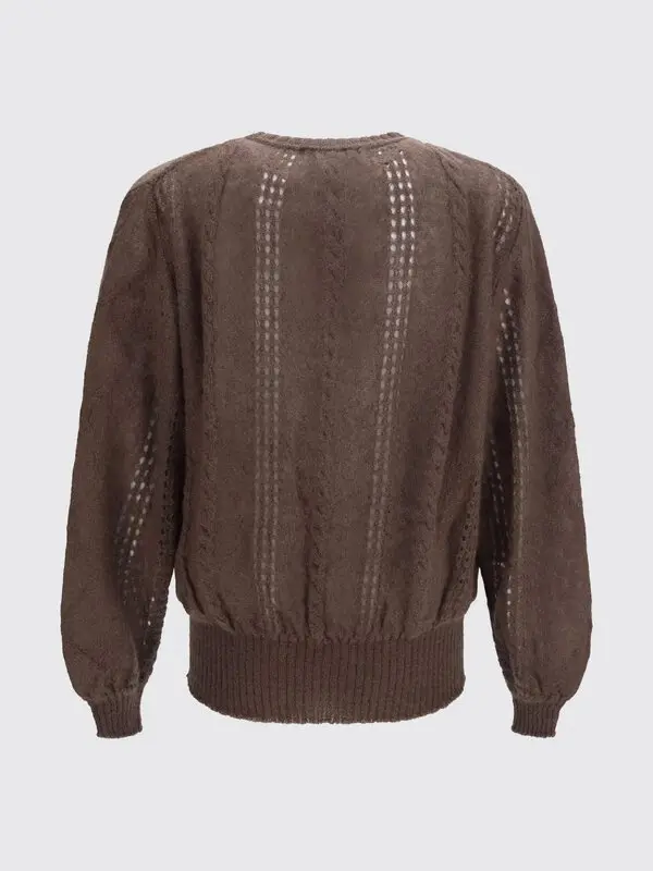 MAGLIANO Embroidered Mohair And Wool Blend Cardigan With Button Closure