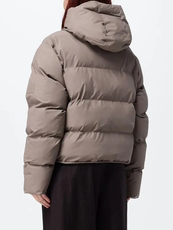 Rains Short Waterproof Quilted Jacket In Recycled Technical Fabric