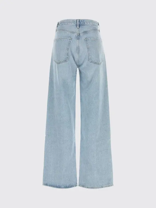 AGOLDE Ren High-waisted Wide Leg Jeans In Recycled Cotton