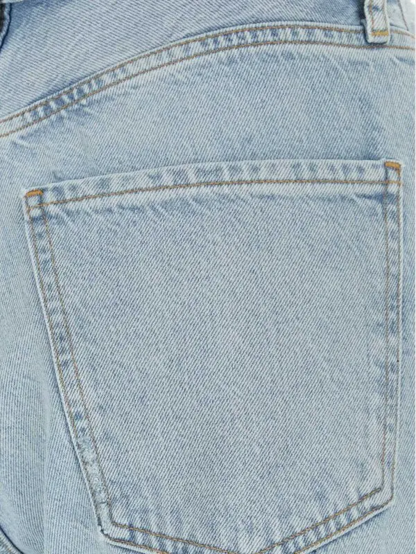 AGOLDE Ren High-waisted Wide Leg Jeans In Recycled Cotton