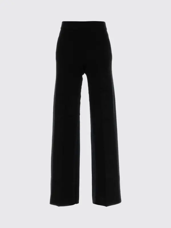 Blumarine High-waisted Virgin Wool Palazzo Trousers