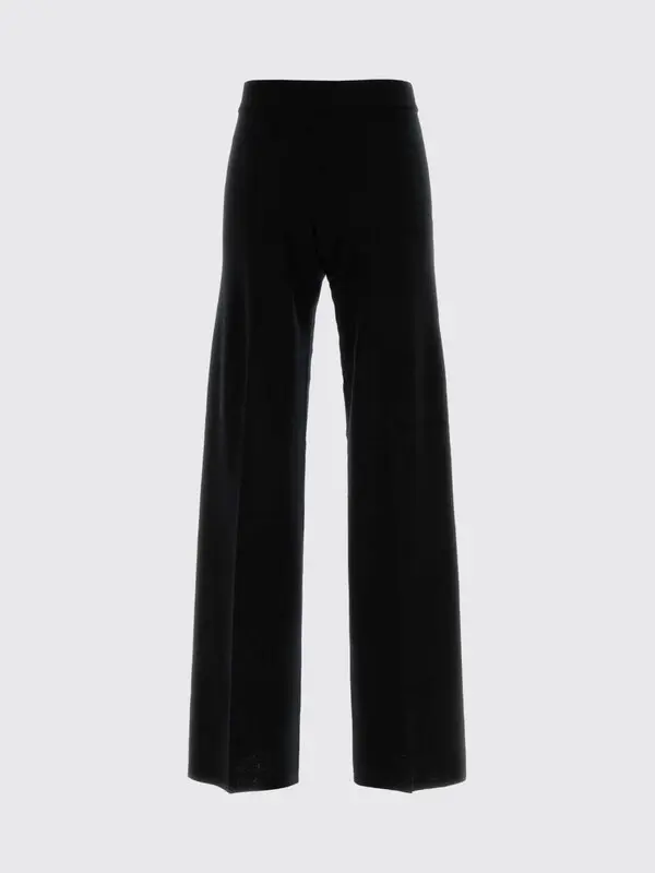 Blumarine High-waisted Virgin Wool Palazzo Trousers
