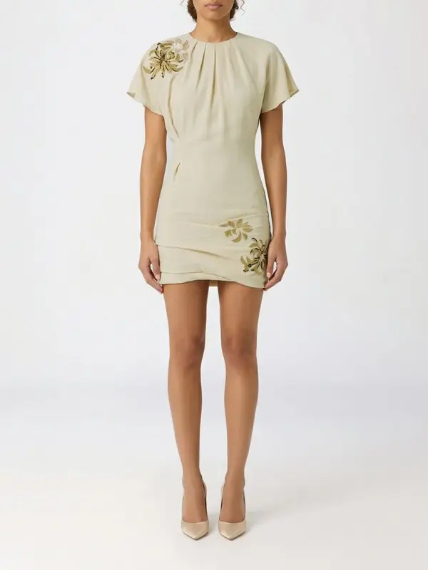 Isabel Marant Étoile Slim Fit Sequin-embroidered Viscose Sheath Mini Dress
