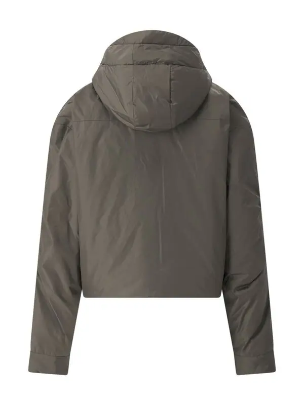 PARAJUMPERS Short Hooded Polyester Windbreaker Jacket
