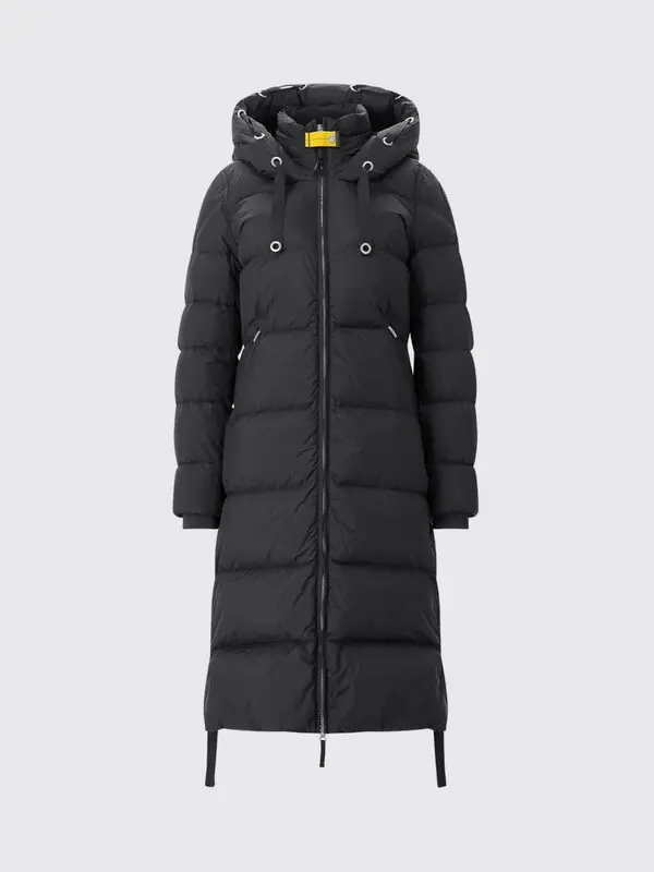 PARAJUMPERS Long Quilted Hooded Nylon Down Jacket With Drawstring