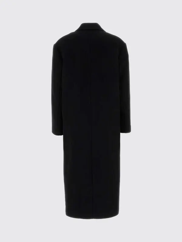 Loewe Long Double-breasted Coat In Wool And Cashmere