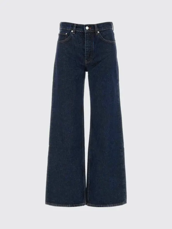ANINE BING High-waisted Wide-leg Denim Jeans With Five Pockets