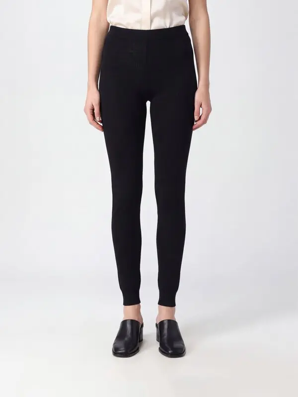 Gimaguas Skinny Leggings In Pure Wool With An Elasticated Waist