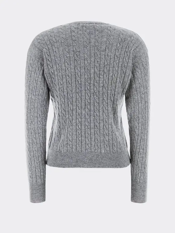 Gimaguas Wool-blend Crew-neck Cardigan With Buttons