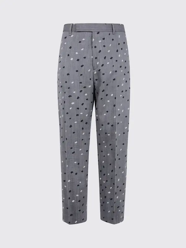 Paul Smith Slim Fit Polka Dot Wool Tailored Trousers