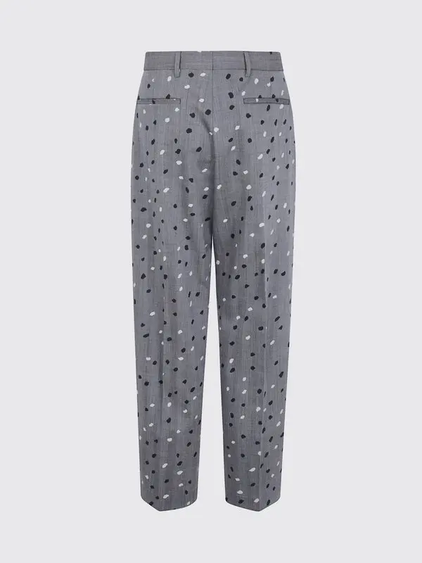 Paul Smith Slim Fit Polka Dot Wool Tailored Trousers
