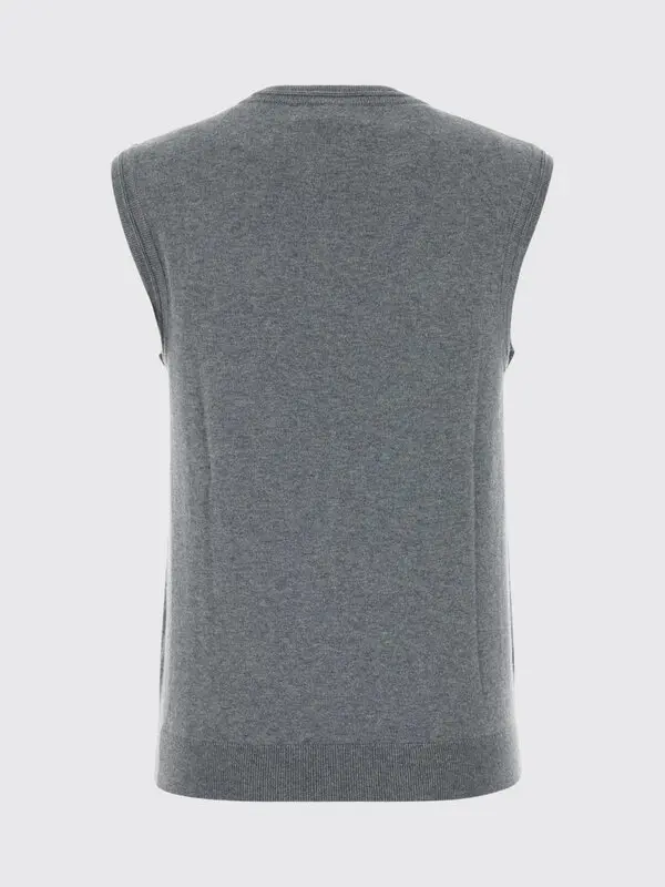 LISA YANG Sleeveless Cotton And Cashmere Crew Neck Top - Grey