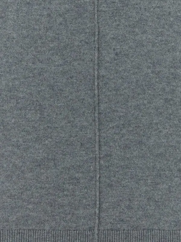 LISA YANG Sleeveless Cotton And Cashmere Crew Neck Top - Grey